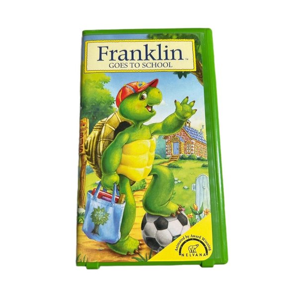 Media | Franklin Goes To School Vhs Tape Tv 2 Shows Turtle Cartoon As ...